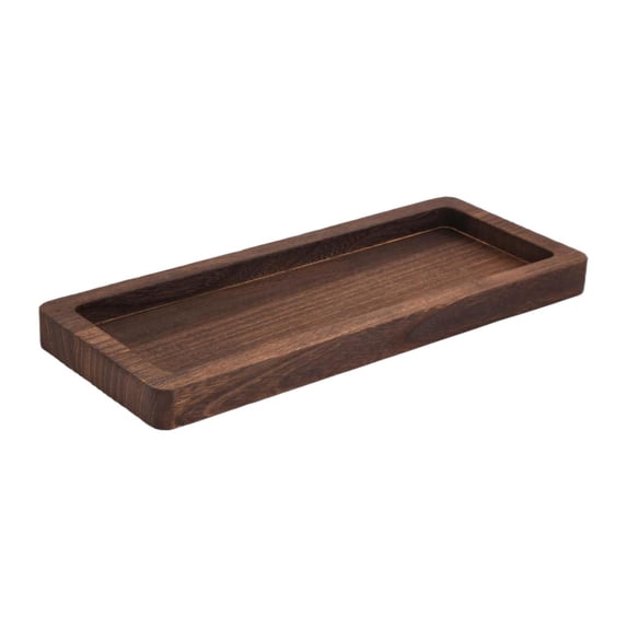 Milageto Decorative Tray Rusitc Easy to Clean Display Tray for Counter ...