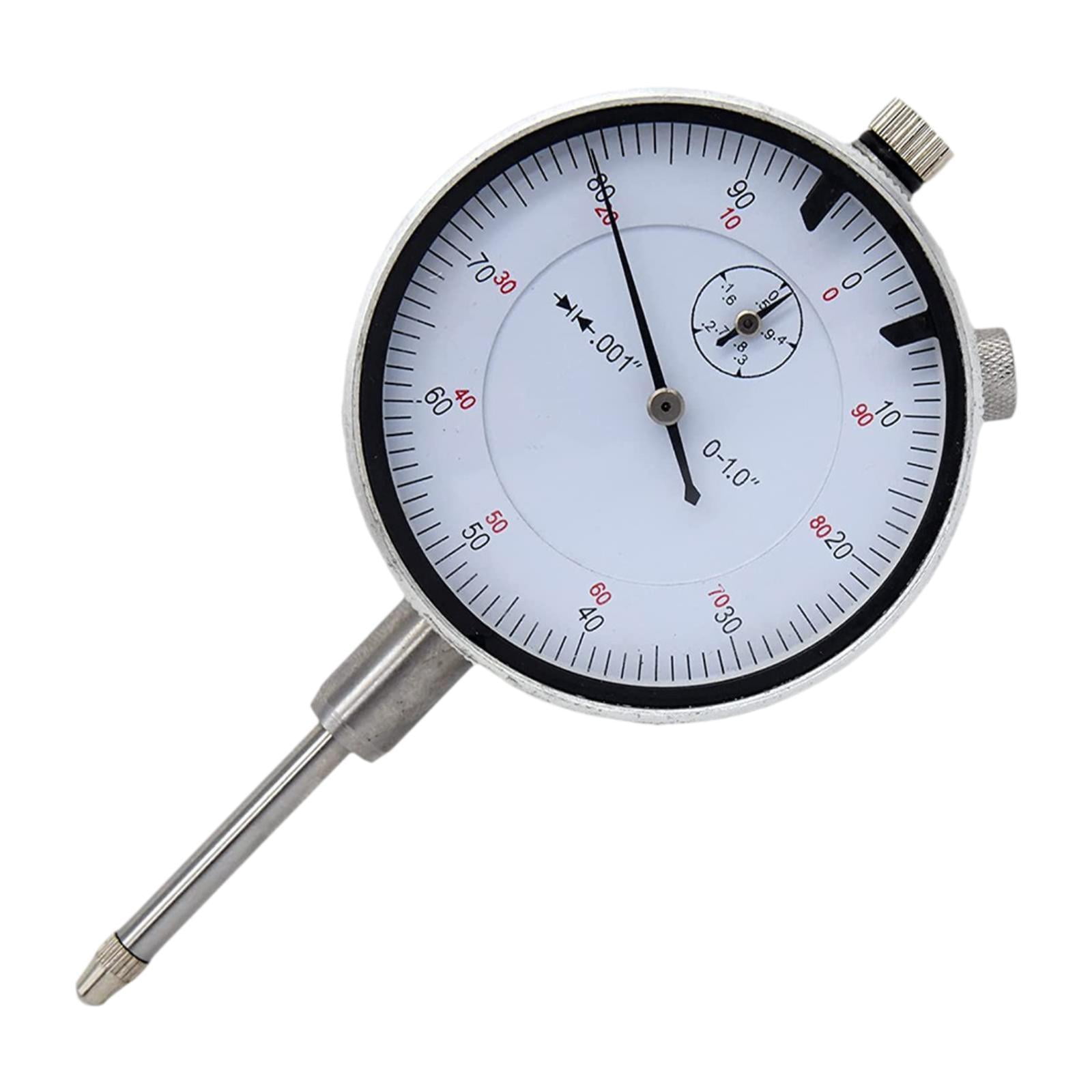Milageto Dial Indicator Instrument Professional Large Clear Scale Dial ...