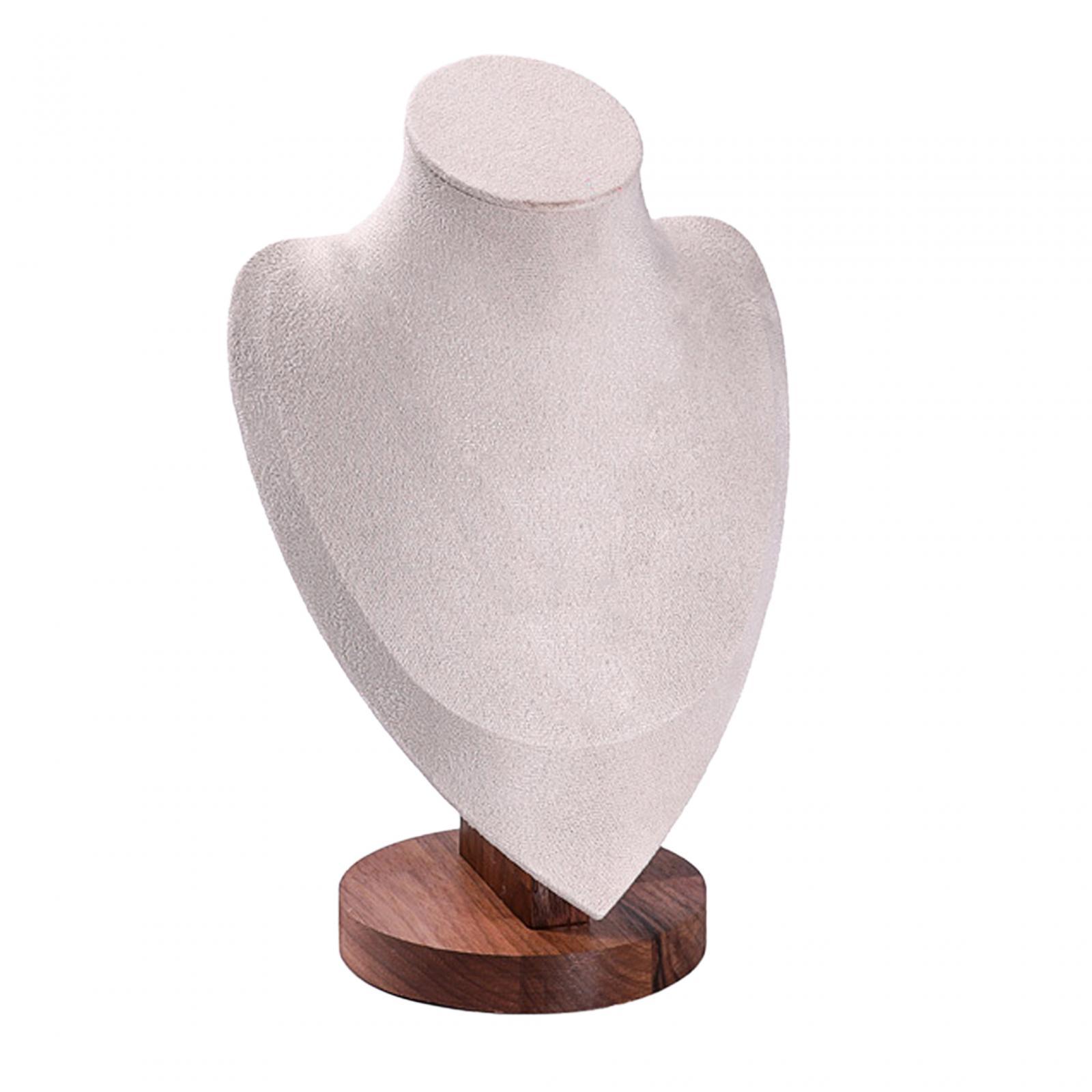 Milageto Jewelry Display Bust Stand Pendant Chain Organizer Fair Home ...