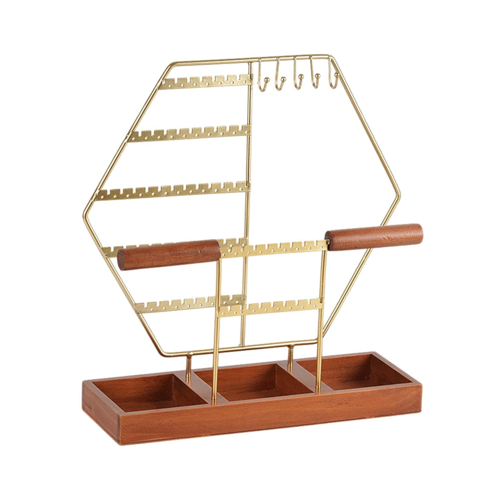 Milageto Jewelry Display Stand Desktop Jewelry Rack Multipurpose ...