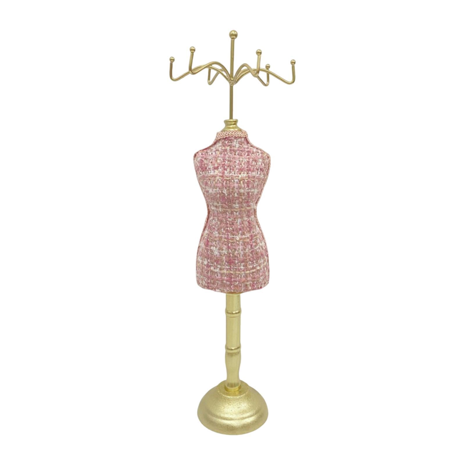 Milageto Jewelry Display Stand Lady Model Display Rack for Tabletop ...