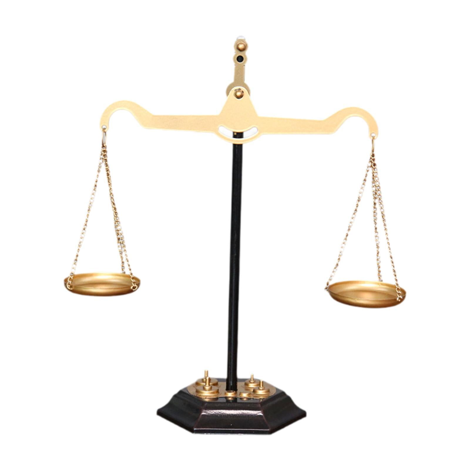 Milageto Libra Jewelry Display Decor Desktop Balance Scale Art for Keys ...