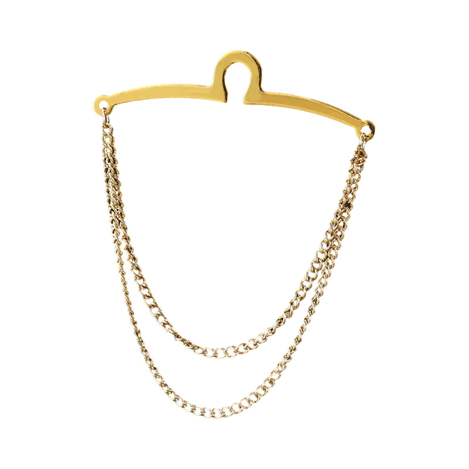 Milageto Men's Tie Clip Father's Day Gift Decor Necktie Link Chain for ...