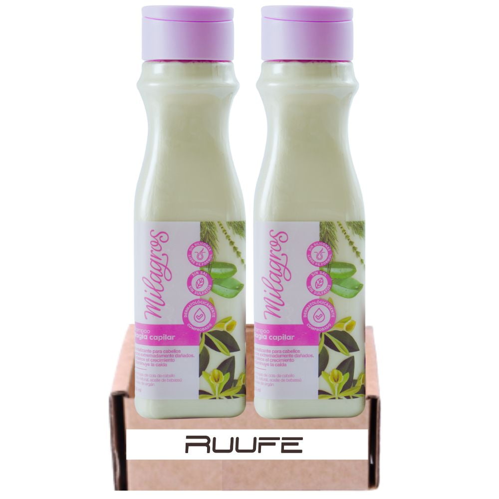 Milagros Shampoo Magia Capilar Ideal para crecimiento y restaura la elasticidad del cabello ...