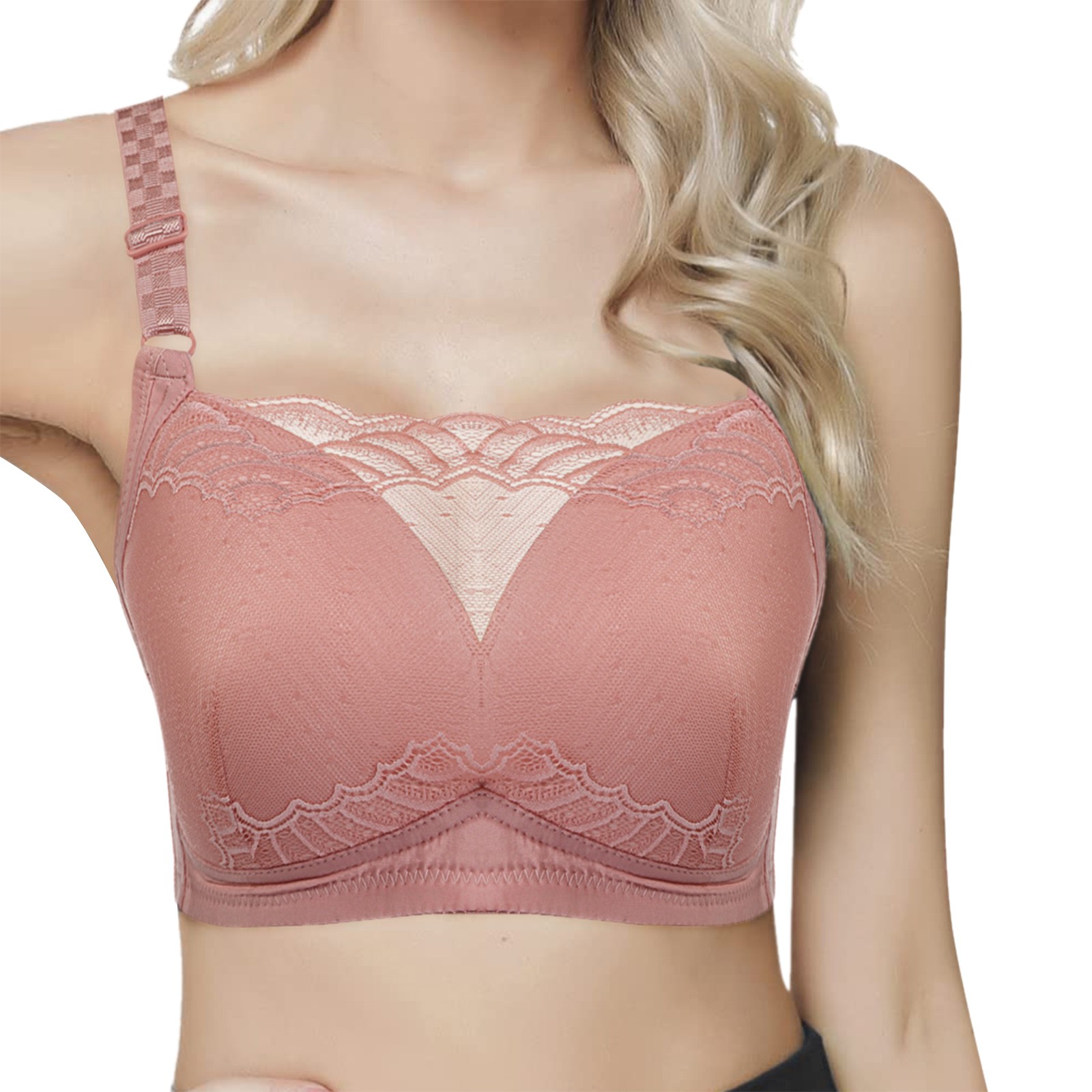 Milamy No Wire Bras for Women Supportive 2024 Cotton Wirefree thin ...