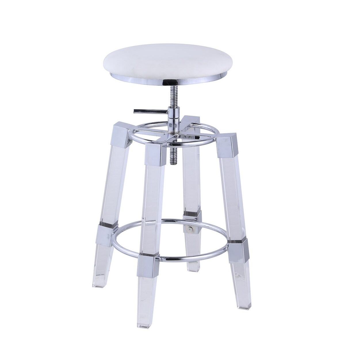 Free Shipping! Milan 30" Rotation-Adjustable Stool with Upholstered ...