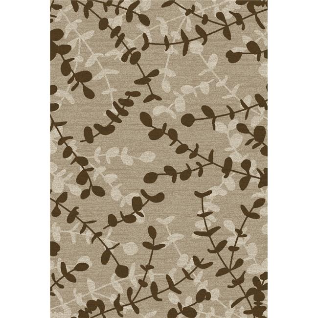 Milan Collection Eucalyptus Woven Area Rug - Beige - 5 x 8 ft ...