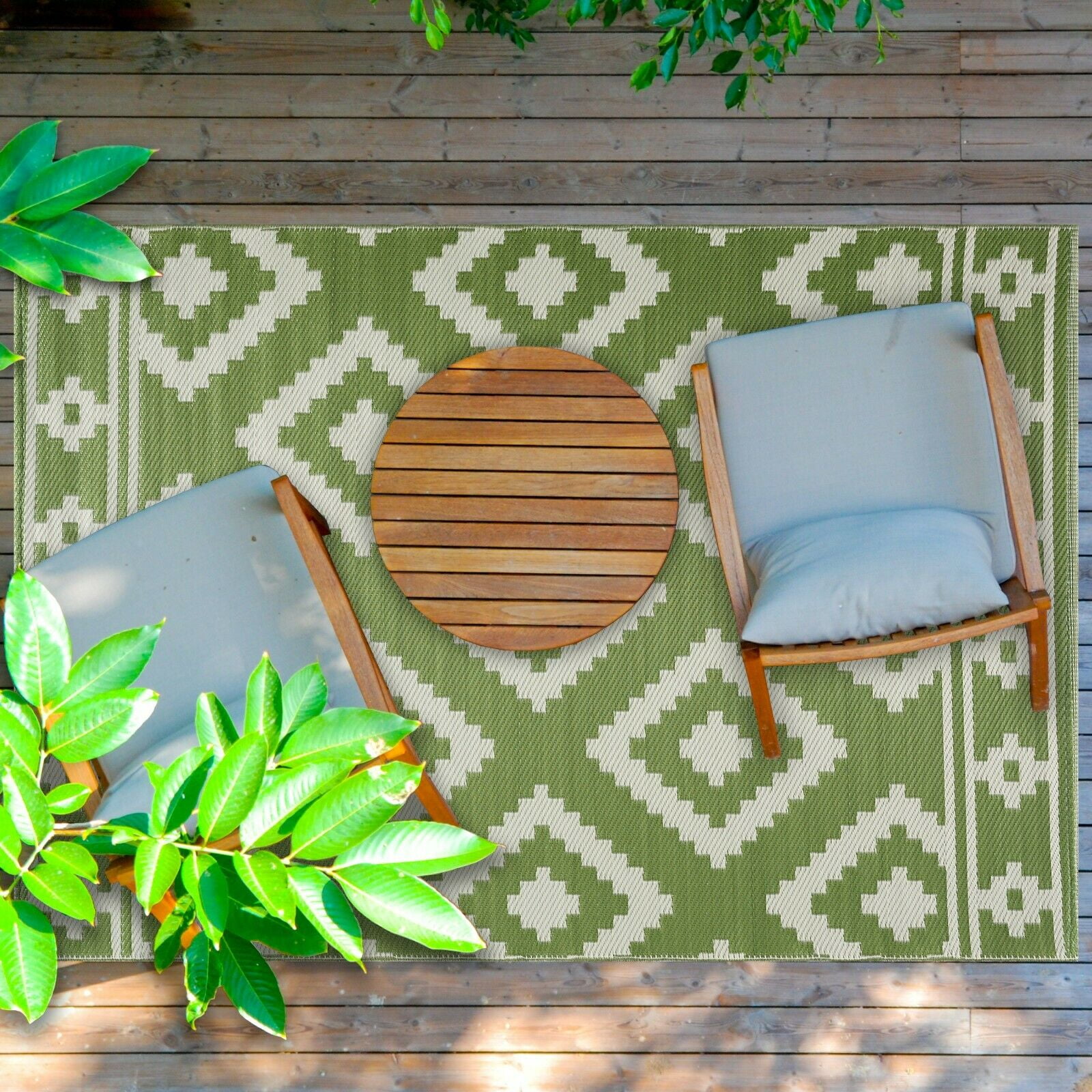 Milan Design 100% Eco-friendly Lightweight Plastic Outdoor Mat/Rug ...