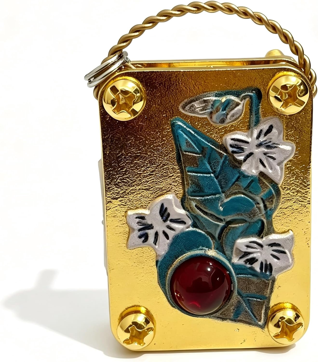 Milan Pacific Mini Flower Press Kit, Portable Metal Keychain Press, 1. ...