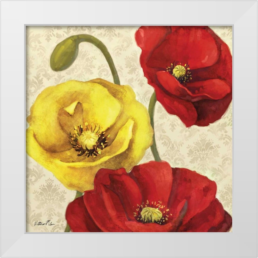 Milan, Vittorio 15x15 White Modern Wood Framed Museum Art Print Titled ...