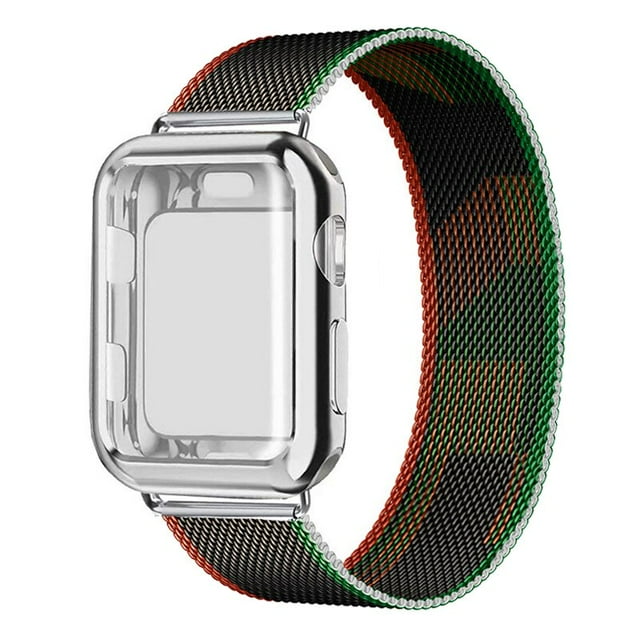 Milanese Loop Case+Strap for Apple Watch Band Ultra 44m - Walmart.com