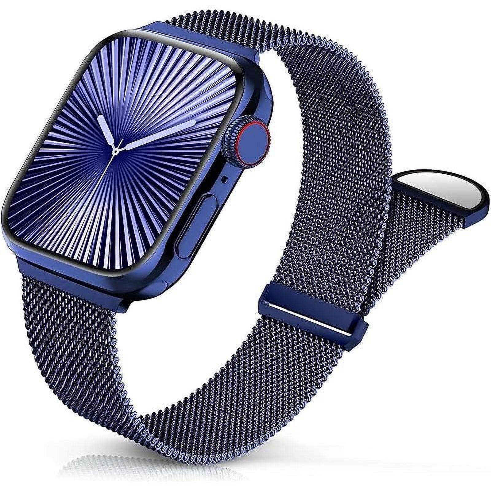Milanese Mesh Loop Compatible with Apple Watch Bands 42mm 44mm 45mm ...