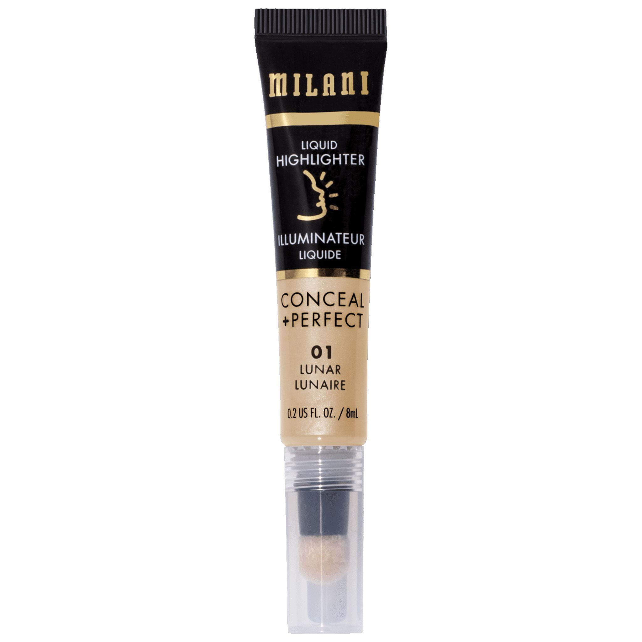 Milani Conceal + Perfect Liquid Highlighter, Lunar - Walmart.com