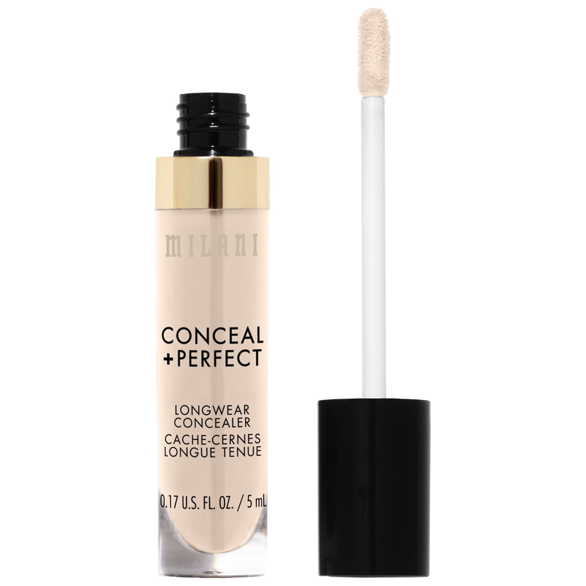 Milani Conceal + Perfect Longwear Liquid Concealer, Pure Ivory ...