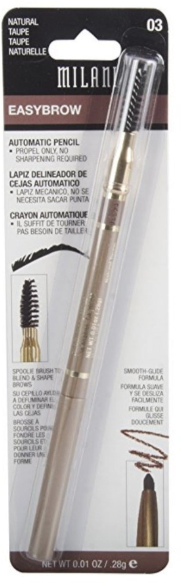 Milani Easybrow Automatic Pencil, Natural Taupe - Walmart Business Supplies