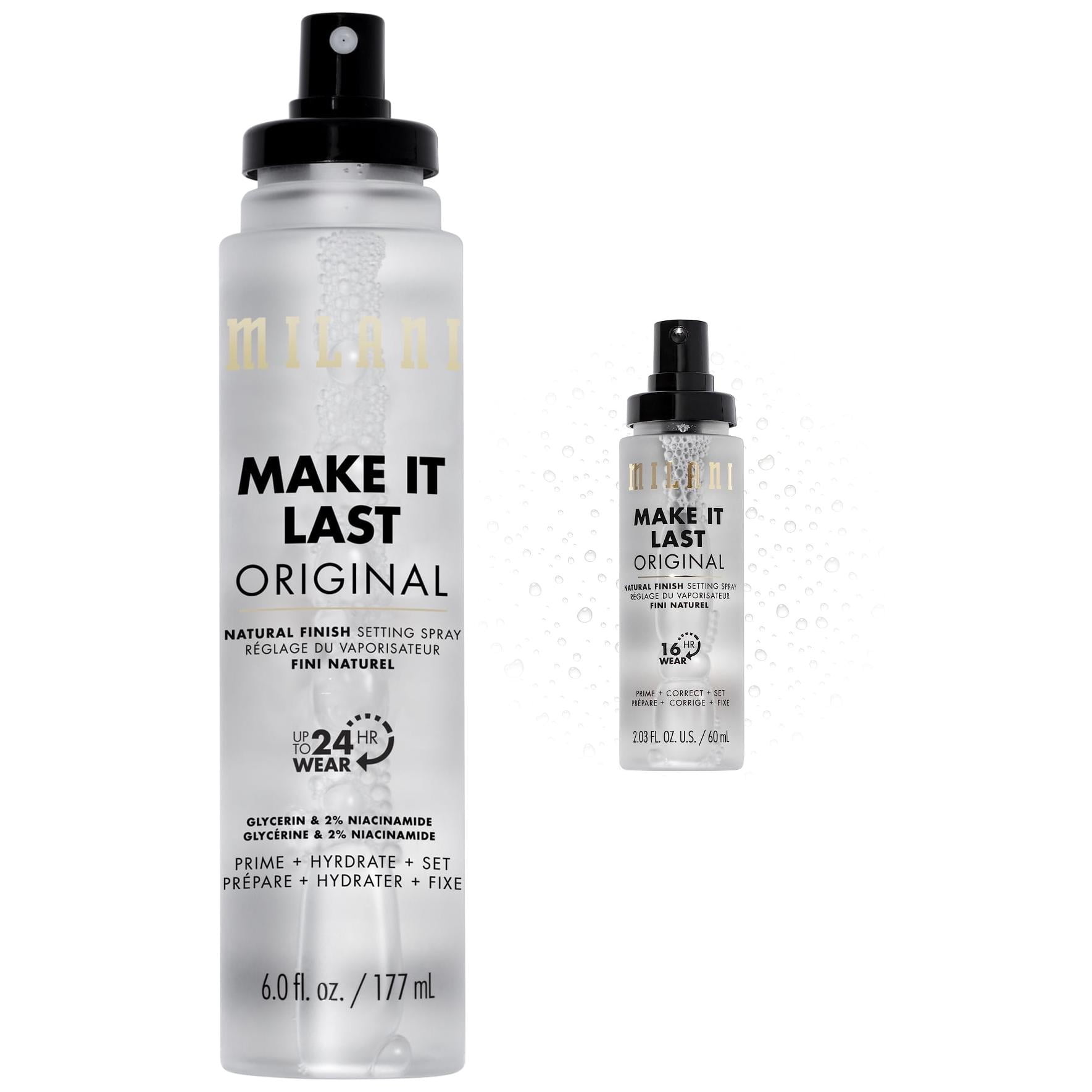 Milani Make It Last Setting Spray Duo 2.03 fl oz + 6 fl oz - Walmart.com