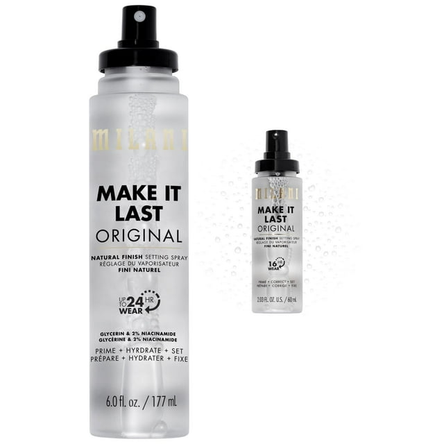 Milani Make It Last Setting Spray Duo 2.03 fl oz + 6 fl oz - Walmart.com