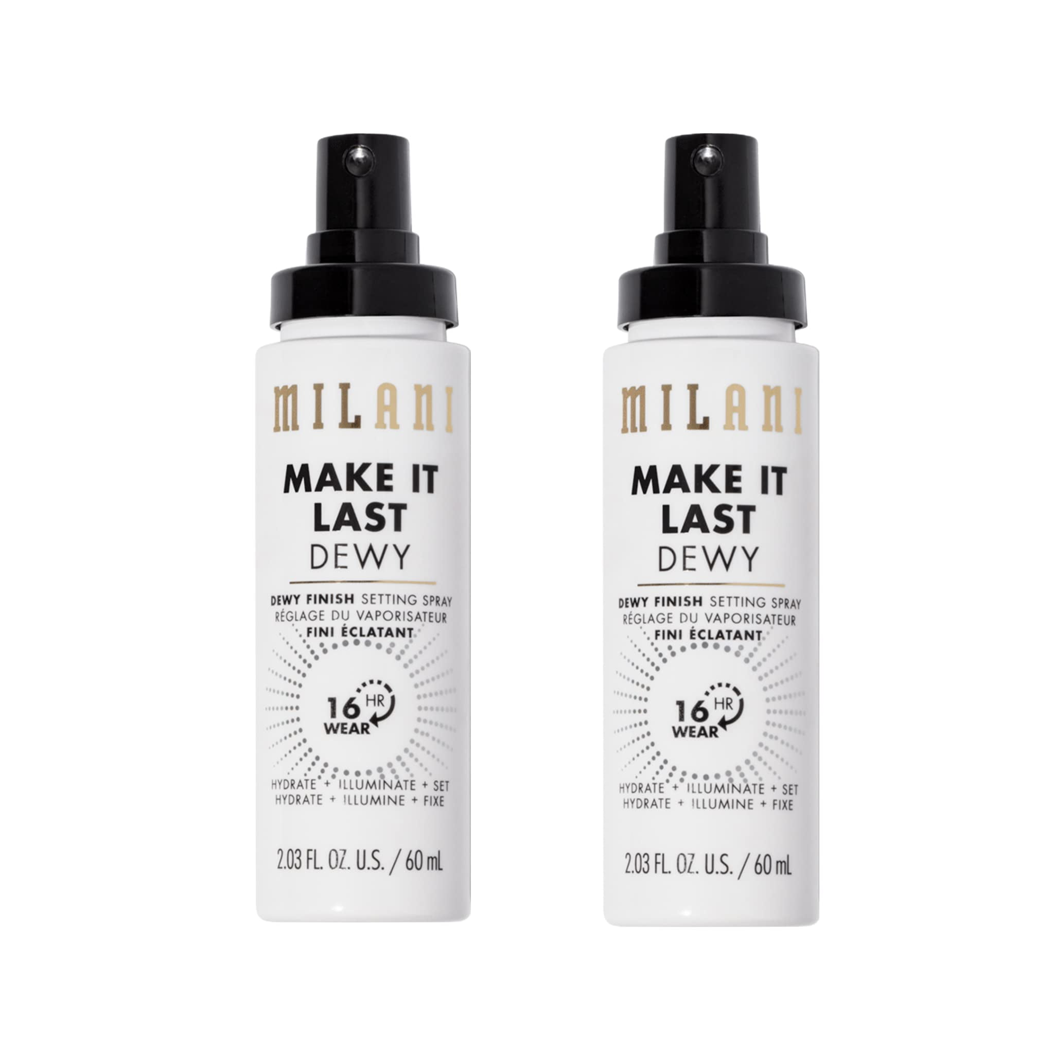 Milani Make It Last Dewy - Dewy Finish Setting Spray - 3 in 1- Hydrate ...