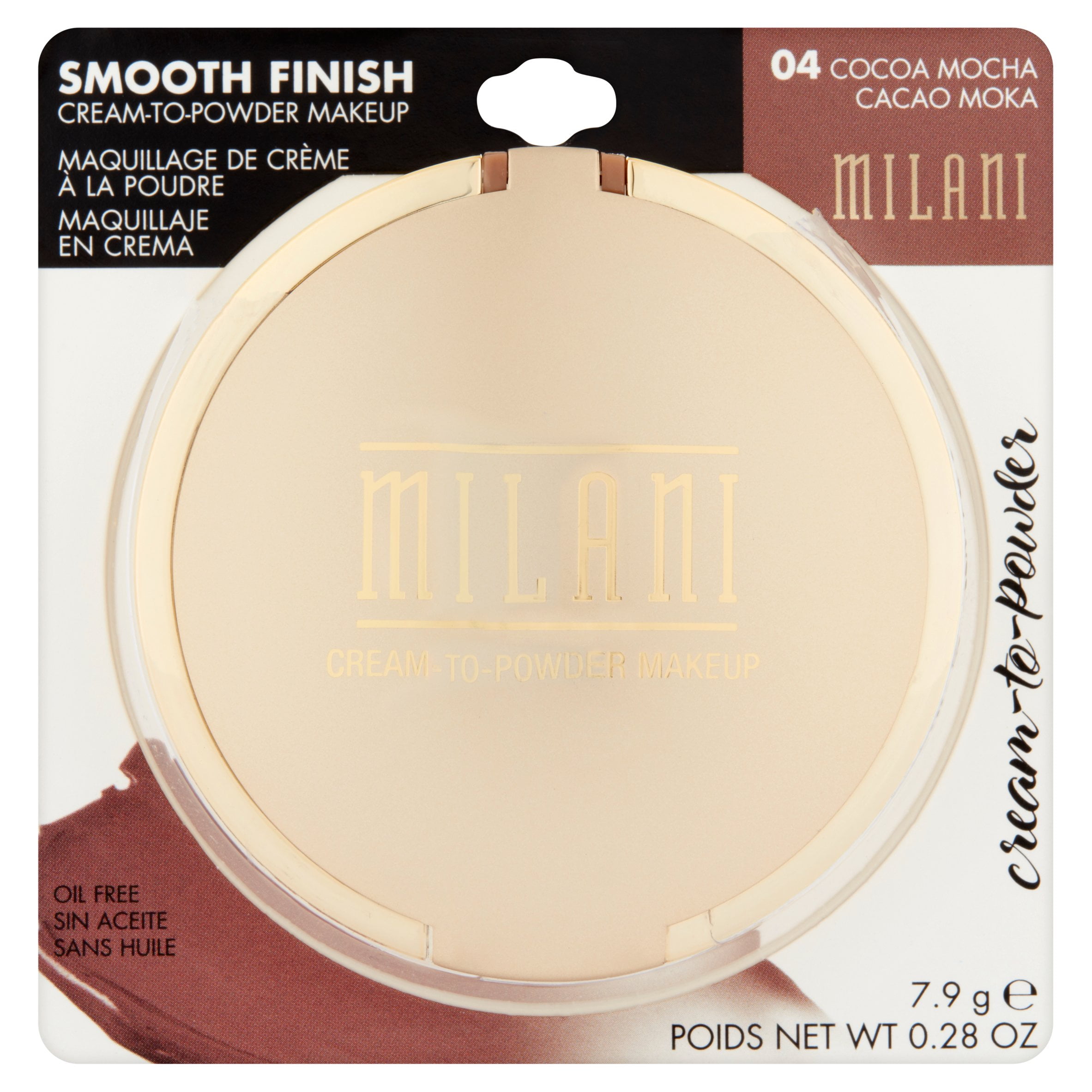 Milani Smooth Finish Cream-To-Power Makeup, 04 Cocoa Mocha, 0.28 Oz ...