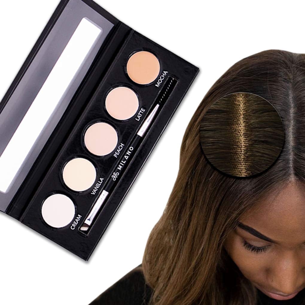 Milano Collection Scalp Illusion Concealer Palette for Lace Wigs Color ...