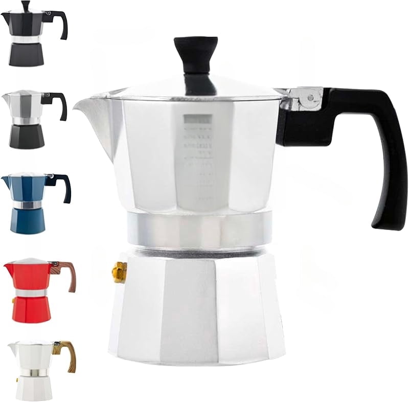 Milano Induction Stovetop Espresso Maker Moka Pot for Greca, Induction ...