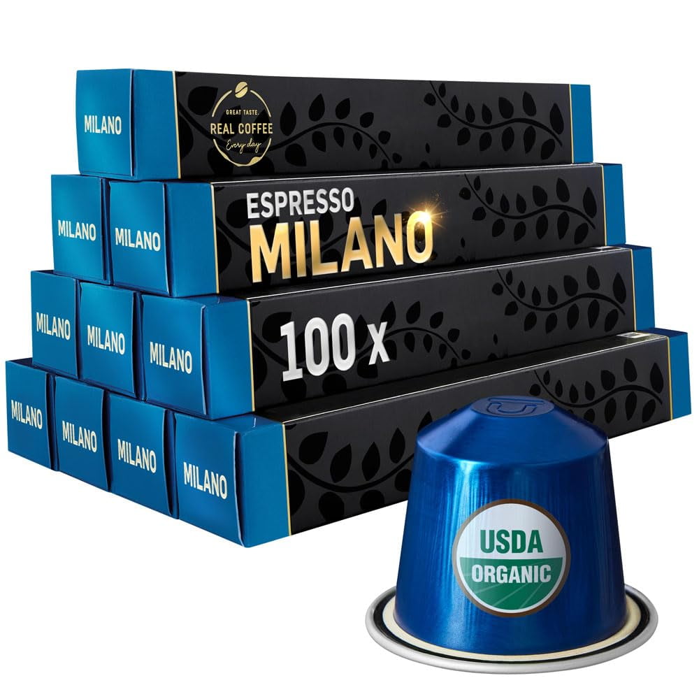 ‘Milano’ Organic Italian TWE5 Espresso for Nespresso | 100 Organic ...