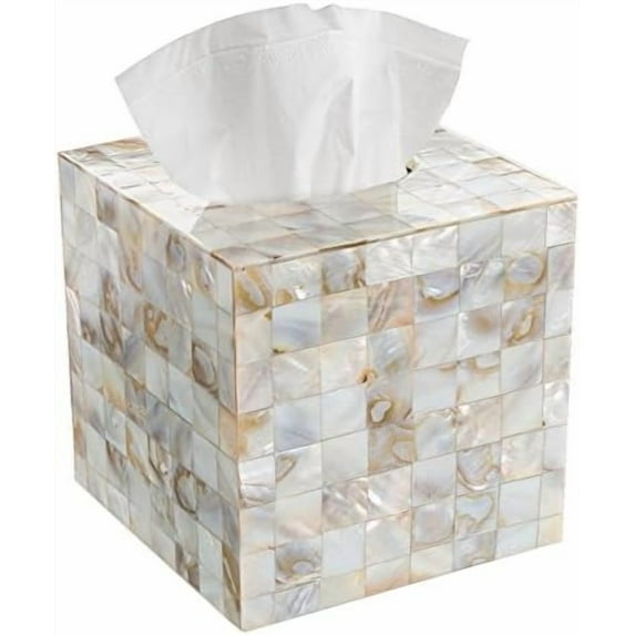 Milano Tissue Box Cover Square – Decorative Tissue Holder for Bathroom ...