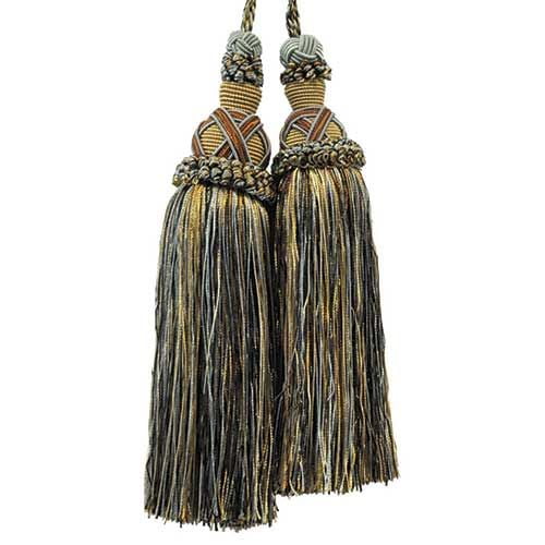 Milante Collection - 8 1/2" Length TASSEL CHAIR TIE - BT-623-11/06 Grey ...