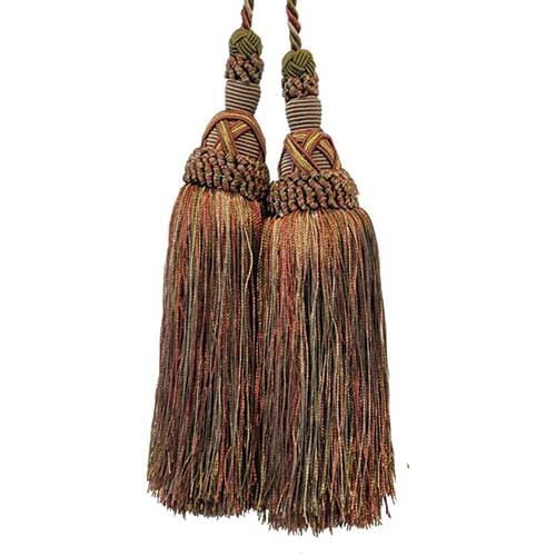 Milante Collection - 8 1/2" Length TASSEL CHAIR TIE - BT-623-18/16 Rust ...
