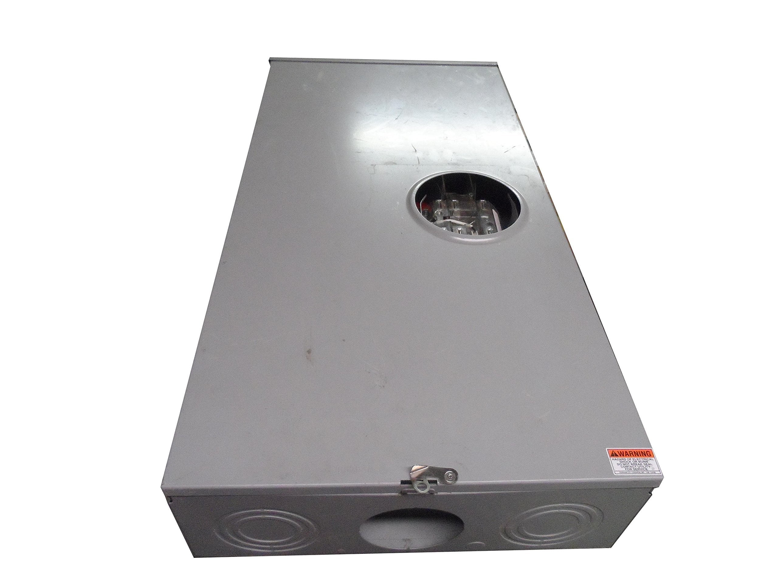 Milbank U2594-X 3 Phase Ringless Meter Socket With Lever Bypass 7 Jaw 1 Position 320 Amp ...