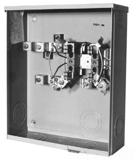 Milbank U3126-O-KK-BLG 1-Phase 600 Volt AC 3-Wire Ringless Meter Base ...