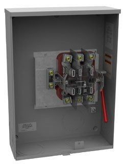 Milbank U4910-O-BL 3 Phase Heavy-Duty Ringless Meter Socket With Main ...