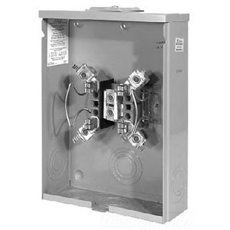 4 Terminal 1-Position 200A Ringless Meter Socket U7040-XL-TG - Walmart.com