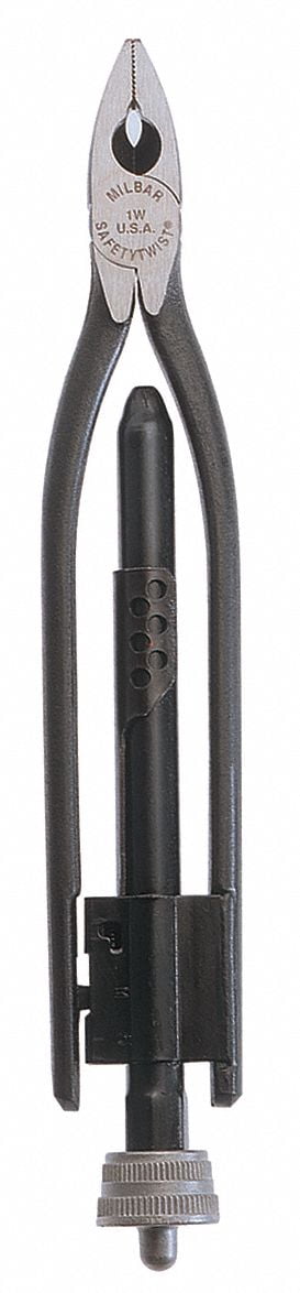 Milbar Safety Wire Twist Pliers,Manual,9 in. 1W - Walmart.com