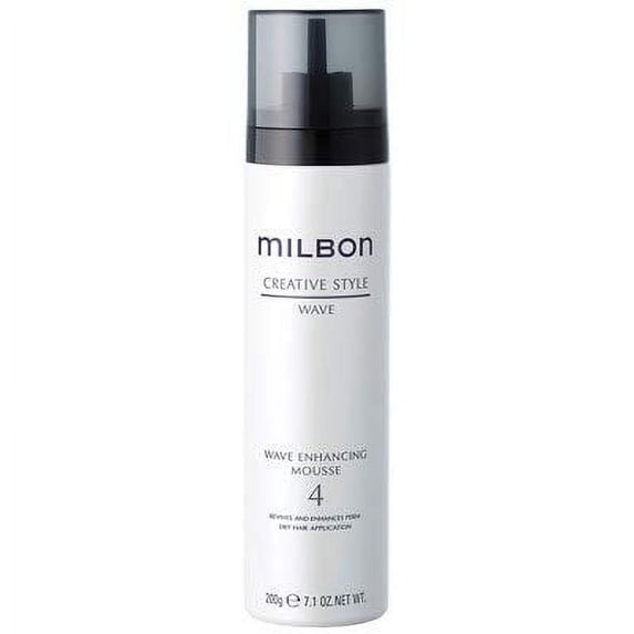 Milbon Creative Style Wave Enhancing Mousse # 4 7.1 oz - Walmart.com