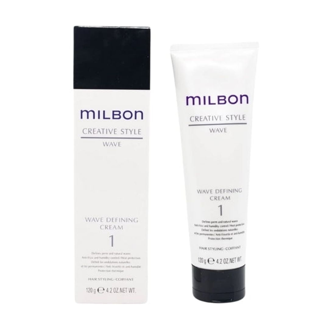Milbon Creative Style Wave Defining Cream for Hair Texture, 4.2oz - Walmart.com