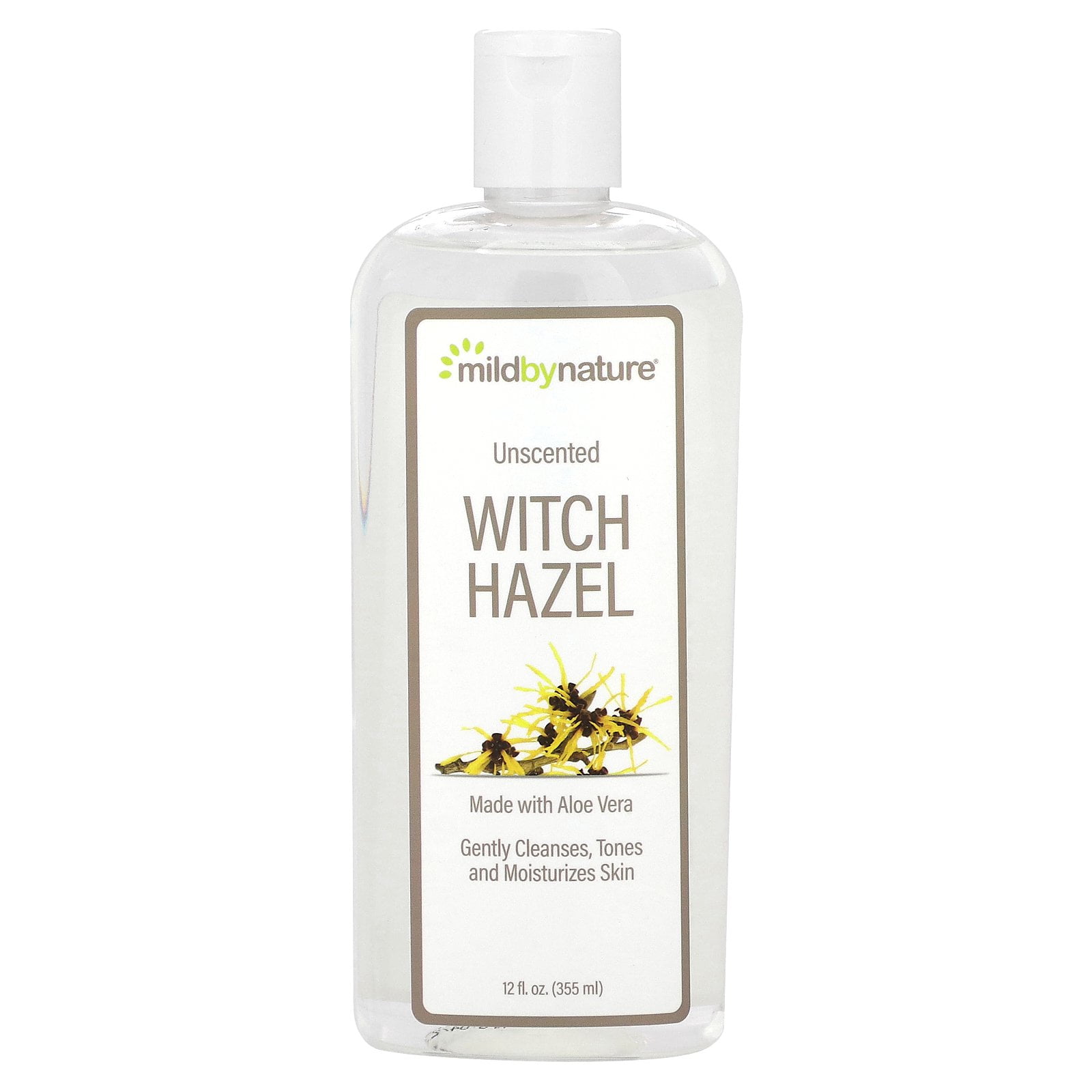 Mild By Nature Witch Hazel, Alcohol-Free, Unscented, 12 fl oz (355 ml ...