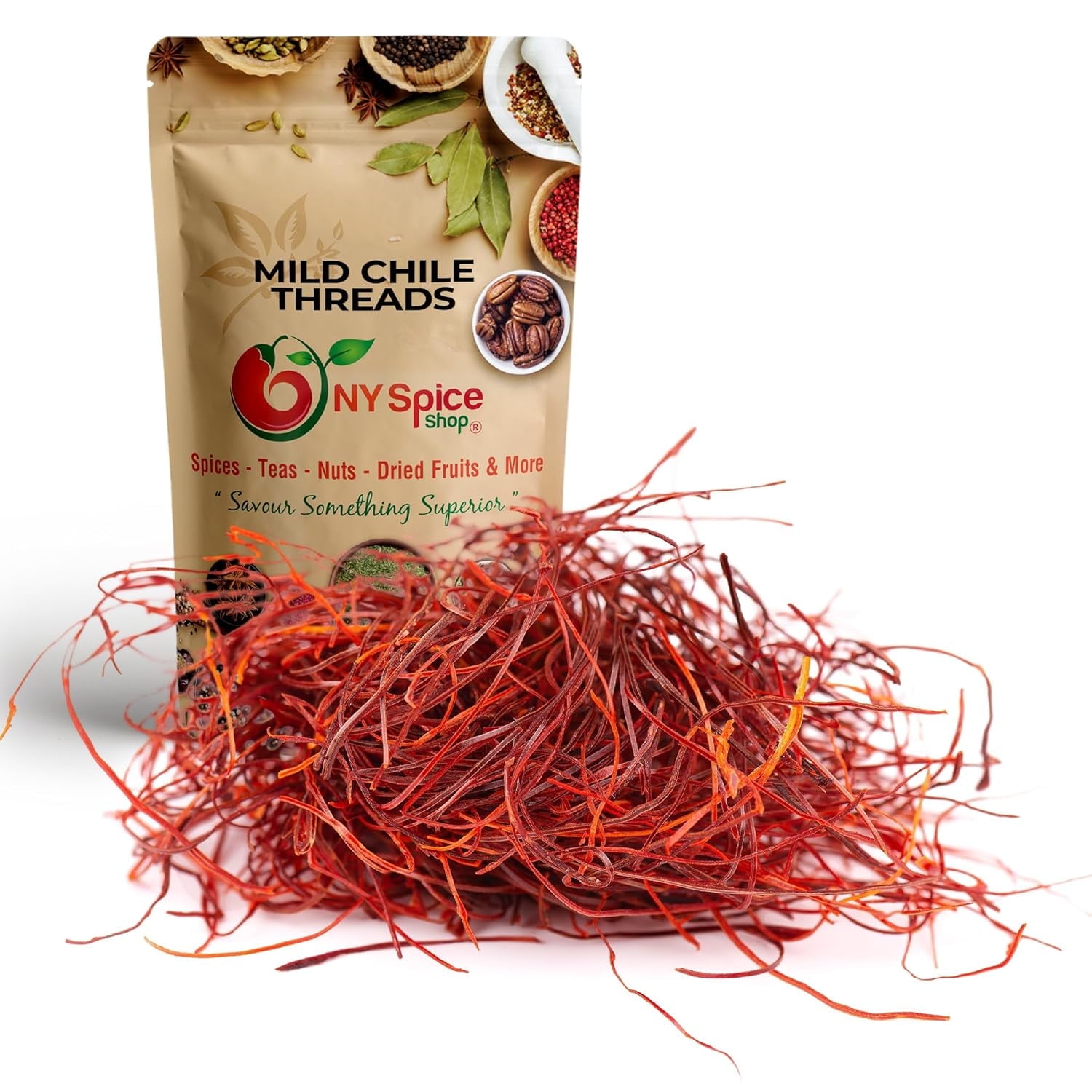 NY SPICE SHOP Mild Chile Threads - 04 Ounce - Mild Chili Thread - Chile ...