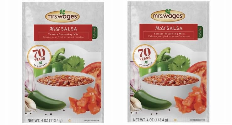 Mild Salsa Canning Mix, 4-oz, MDA05 2 pack - Walmart.com
