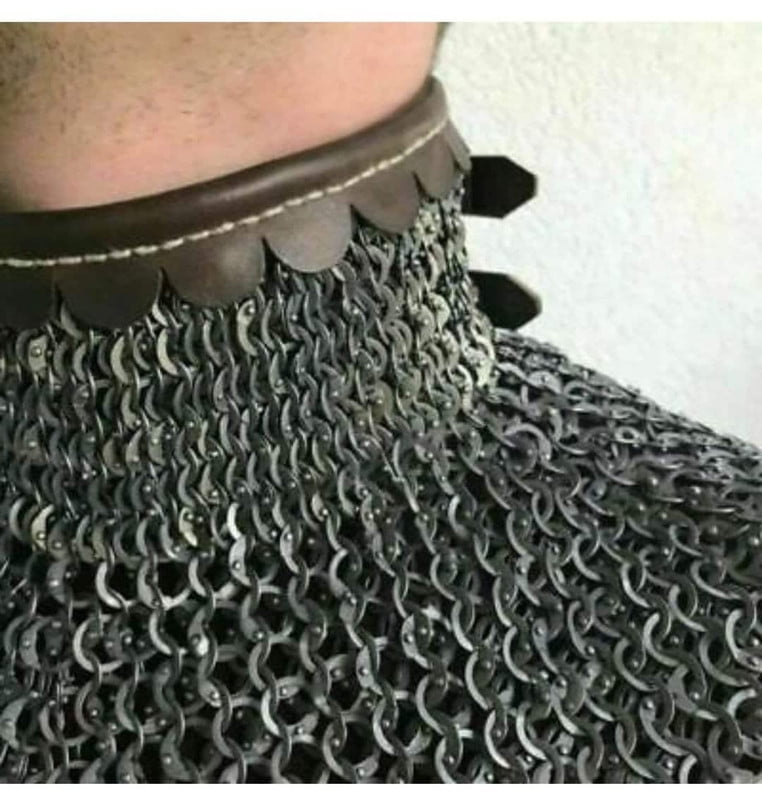 Mild Steel Chainmail collar 9 mm Flat Ring with washer - Walmart.com
