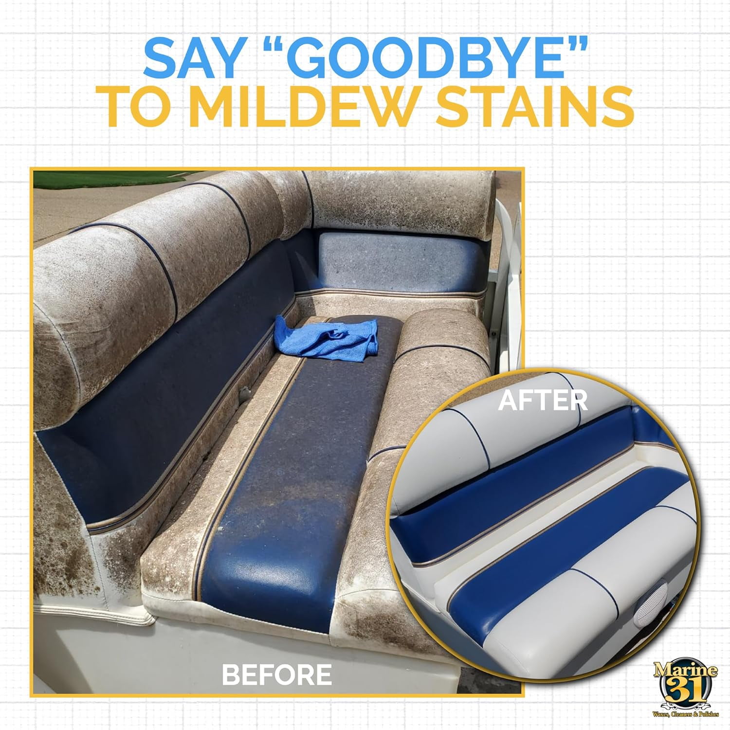 Mildew Stain Remover & Cleaner | Powerful Cleaning Solution for Boats ...