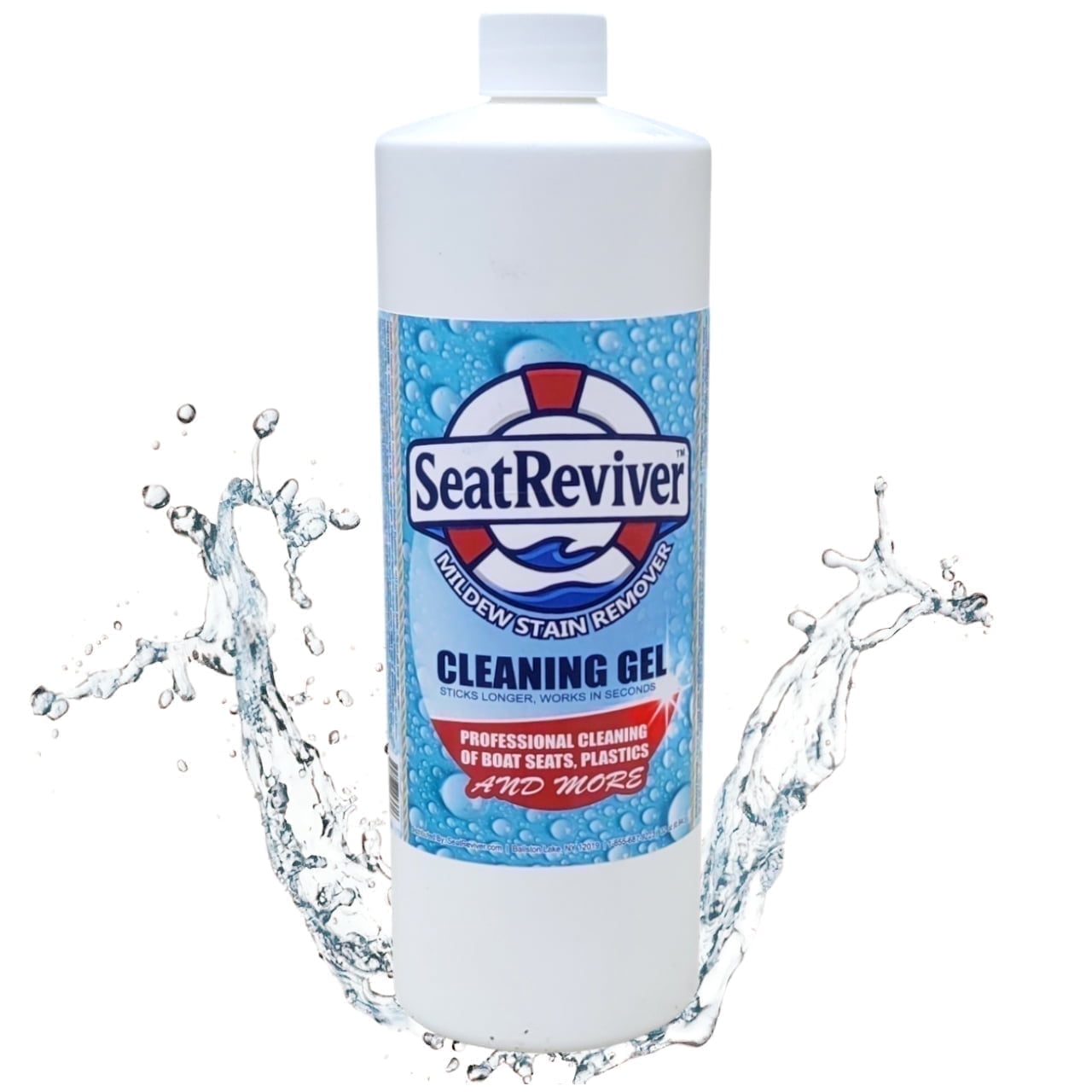 Seat Reviver Mildew Stain Remover for Boat Seats, Vinyl, Plastic, 32oz ...