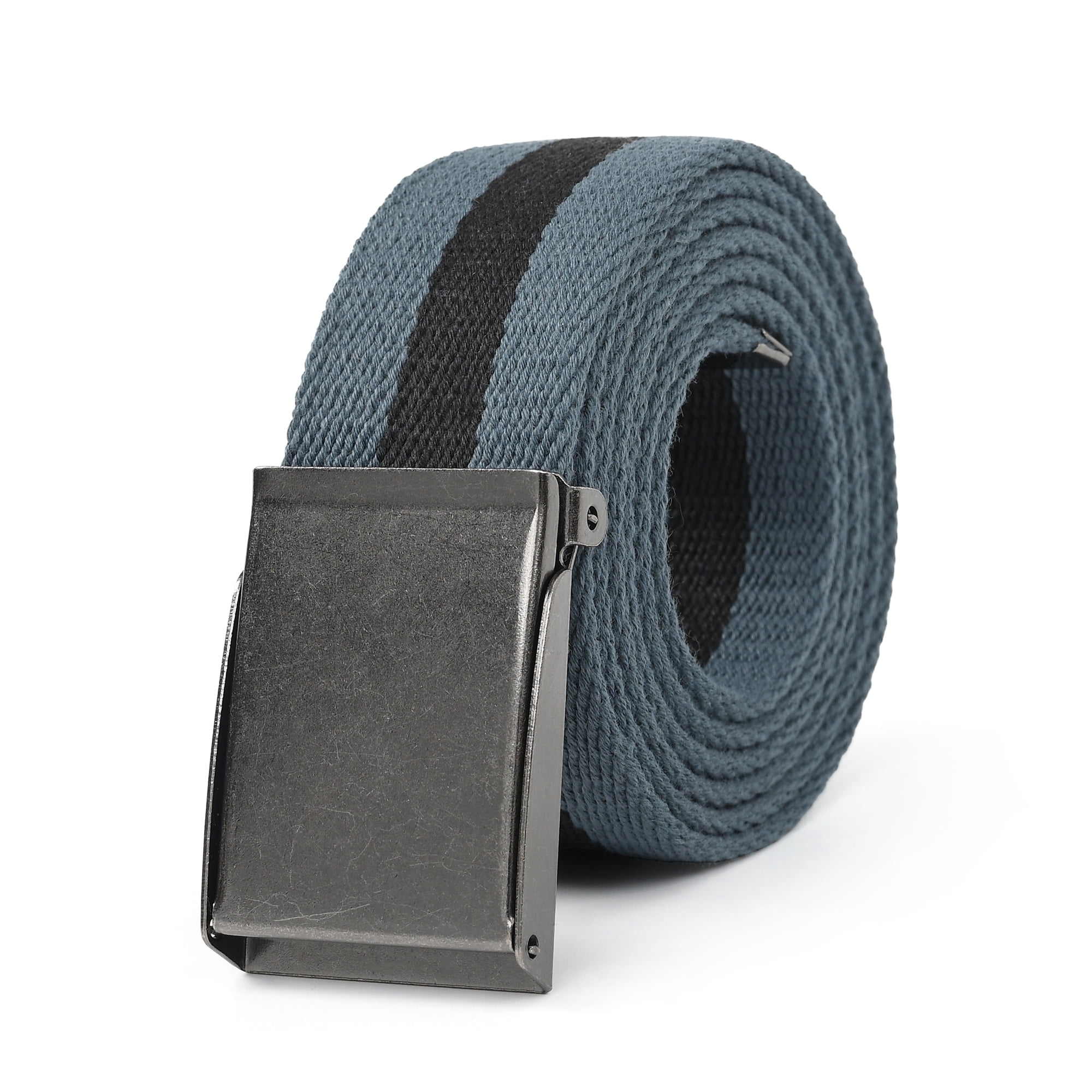 Mile High Life Canvas Web Belt | Cut to Fit Up to 52" | Flip-Top Matte ...