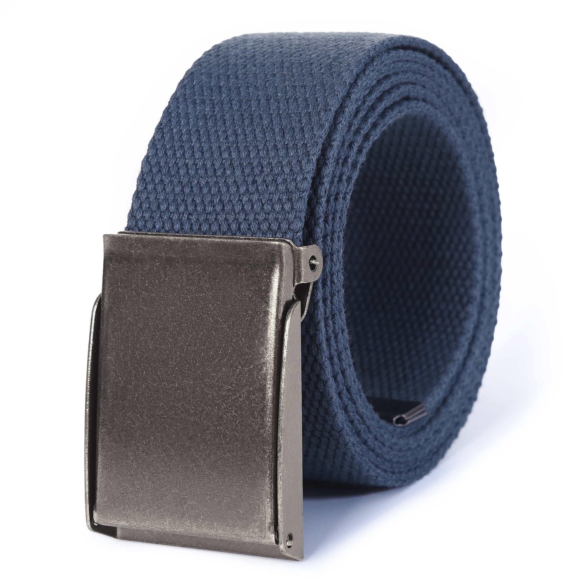 Mile High Life Canvas Web Belt | Cut to Fit Up to 52" | Flip-Top Matte ...