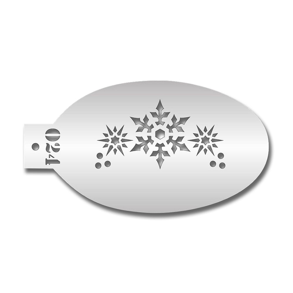 Milena Stencils - Snowflakes 024 - Professional Face & Body Painting ...