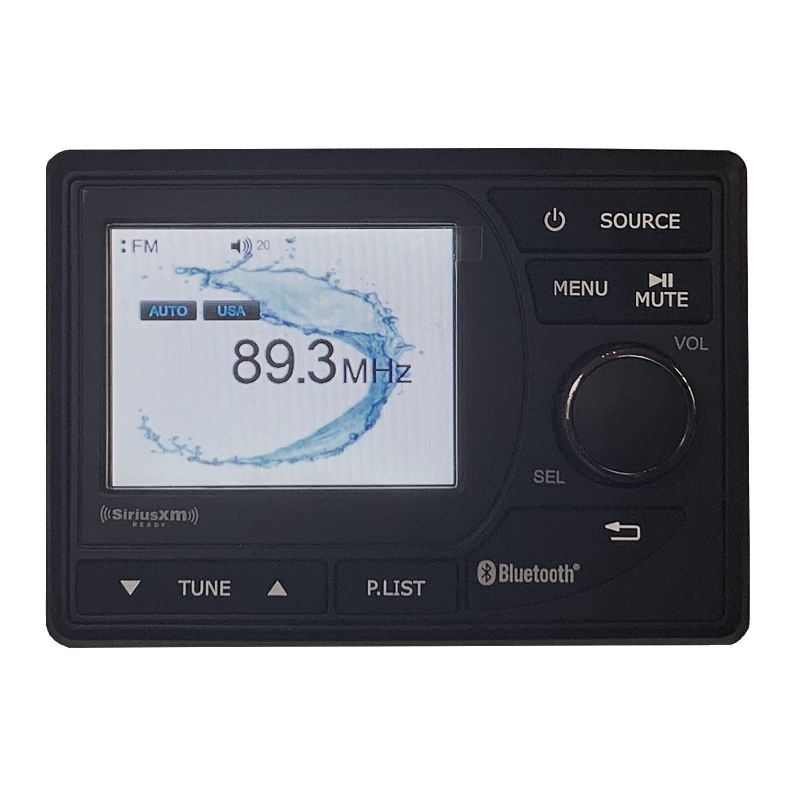 Milennia High-Power Marine Bluetooth USB SiriusXM Ready AM/FM Radio ...