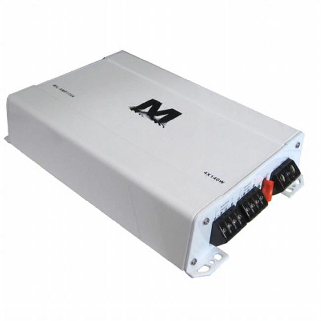 Milennia MILAMP1704 Class D Four-Channel Amplifier - 4 x 70 W - Walmart.com