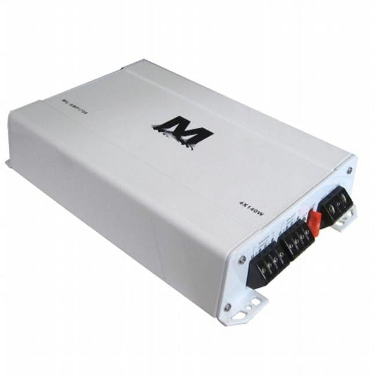 Milennia MILAMP1704 Class D Four-Channel Amplifier - 4 x 70 W - Walmart.com