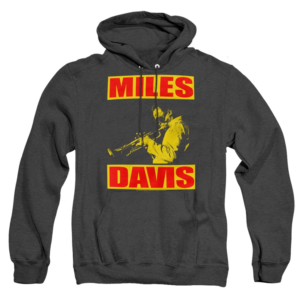 Miles Davis Bars Unisex Adult Pull-Over Heather Hoodie, Bars, X-Large ...