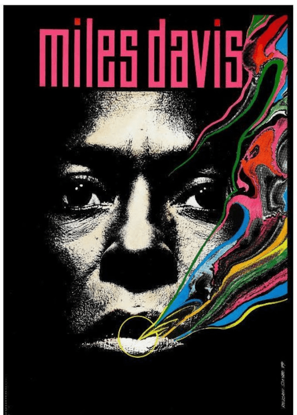 Miles Davis Jazz Poster 24x36 - Legendary Trumpeter, Iconic Portrait ...